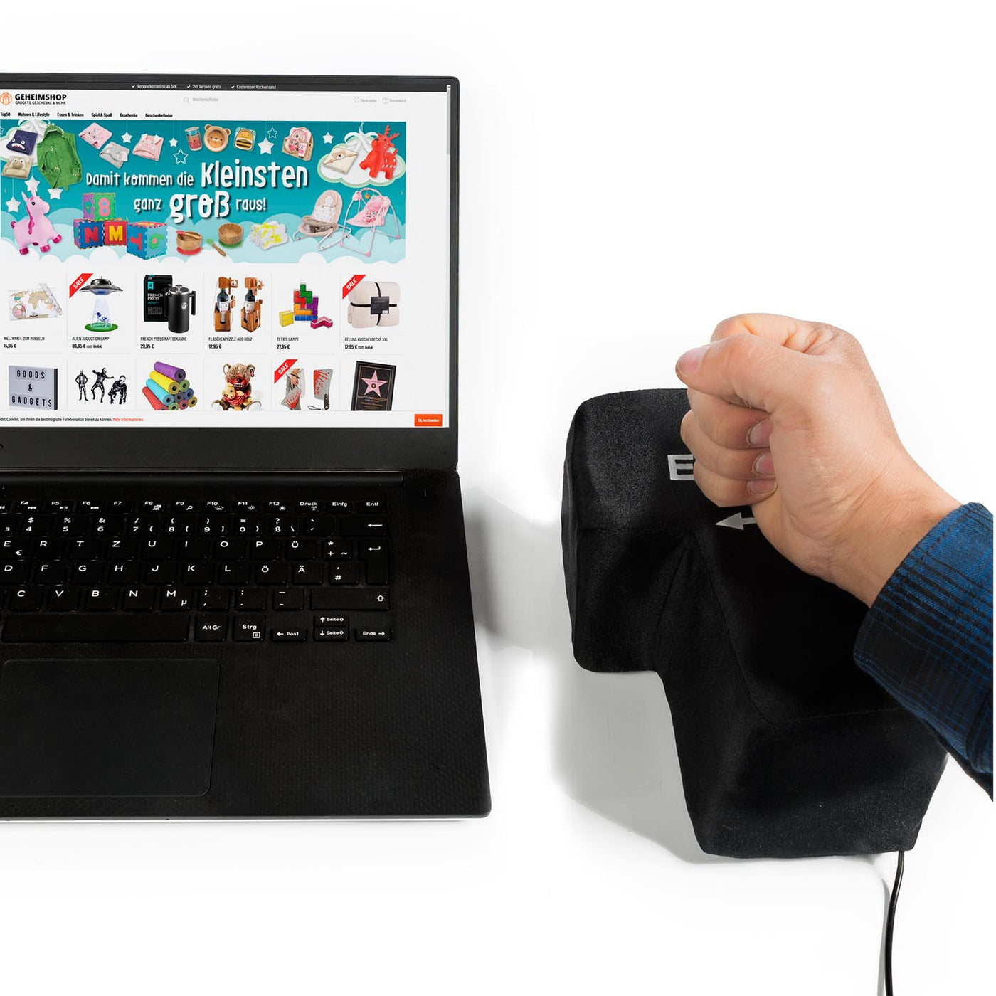 Big Enter Taste - XXL Enter Button - Jetzt am PC Stress abbauen